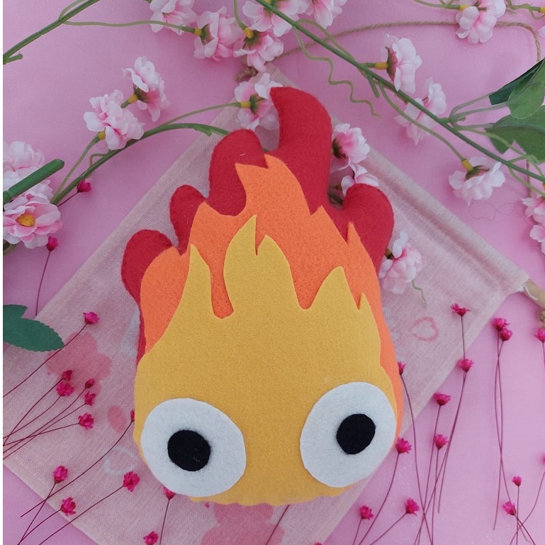 Pelucia Calcifer - Castelo Animado Coleção Ghibli | Shopee Brasil