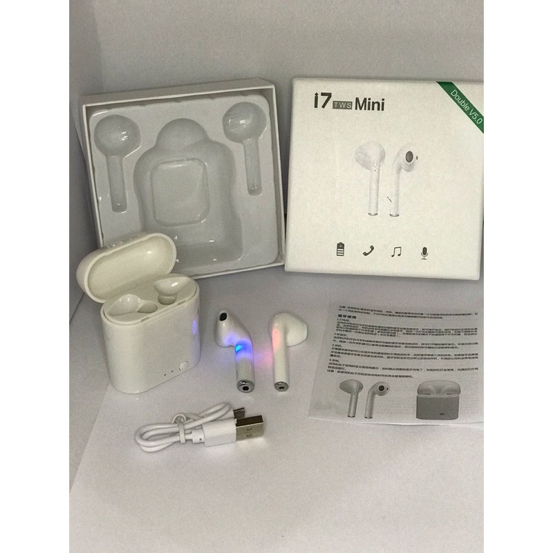 Fone Sem Fio i7 mini Tws Bluetooth Para Celular Com Microfone. | Shopee Brasil