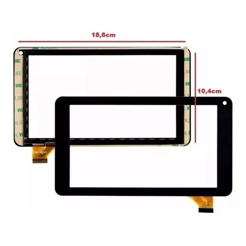 Tela Touch Screen Vidro Lente Tablet Philco Ph7ob Ph7o Novo | Shopee Brasil