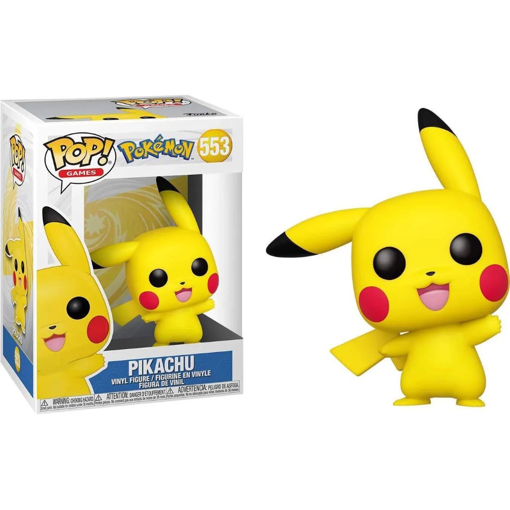 Funko Pop Pikachu 553 Pokémon | Shopee Brasil