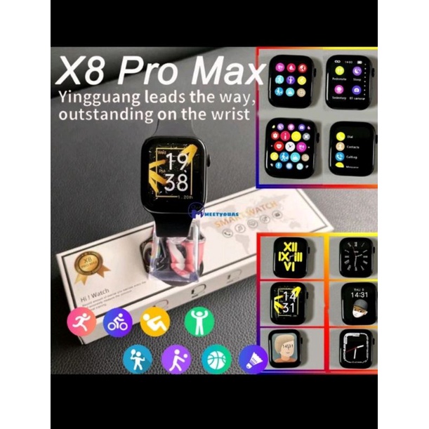 Smartwatch X8 Pro Max Serie 7 Relógio Original Tela 1,75" TOP | Shopee ...