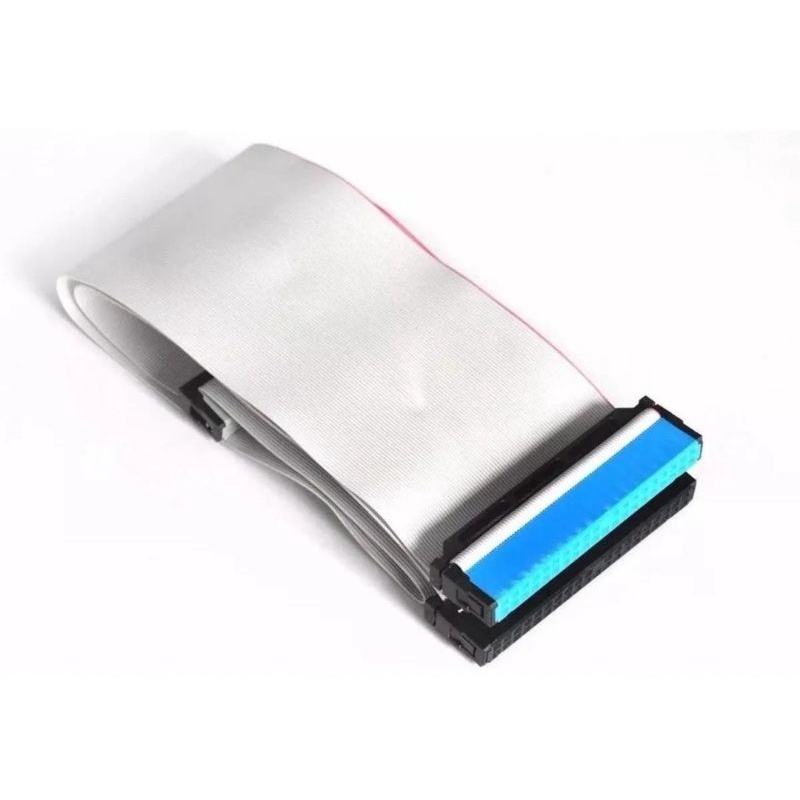 Cabo Flat Ide 80 Vias Duplo Para Hd Cd Dvd Pc Dados Com 35cm | Shopee ...