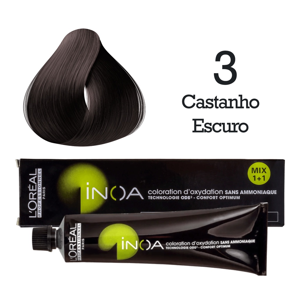 Coloração Capilar INOA 60g Sem Amônia | Escolha a Cor | L'Oréal ...