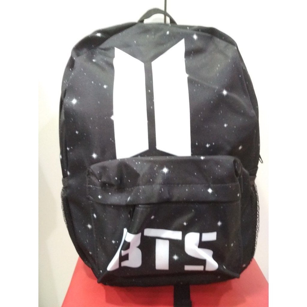 Mochila Kpop BTS Logo | Shopee Brasil