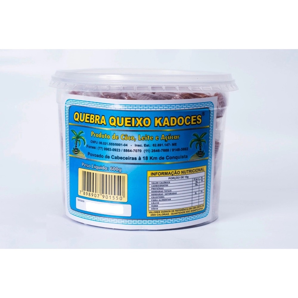Bala QUEBRA QUEIXO KADOCES - pt 600g | Shopee Brasil