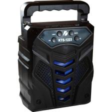 Mini Caixa De Som Kts-1223 Fm Led Bluetooth 50w | Shopee Brasil