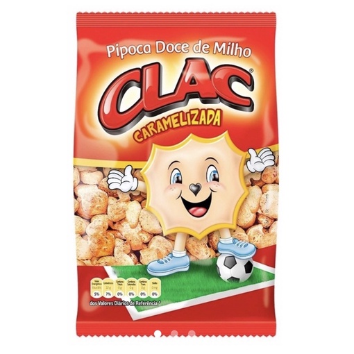 Pacote Pipoca Carameliza Doce Clac 100g - Clac | Shopee Brasil