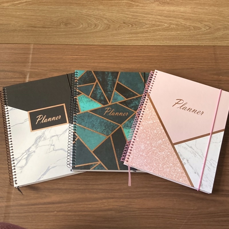 Caderno Inteligente Planner Semanal 24x18cm Agenda Espiral para ...