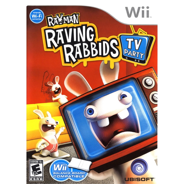 Nintendo Wii - Rayman Raving Rabbids Tv Party (patch) | Shopee Brasil