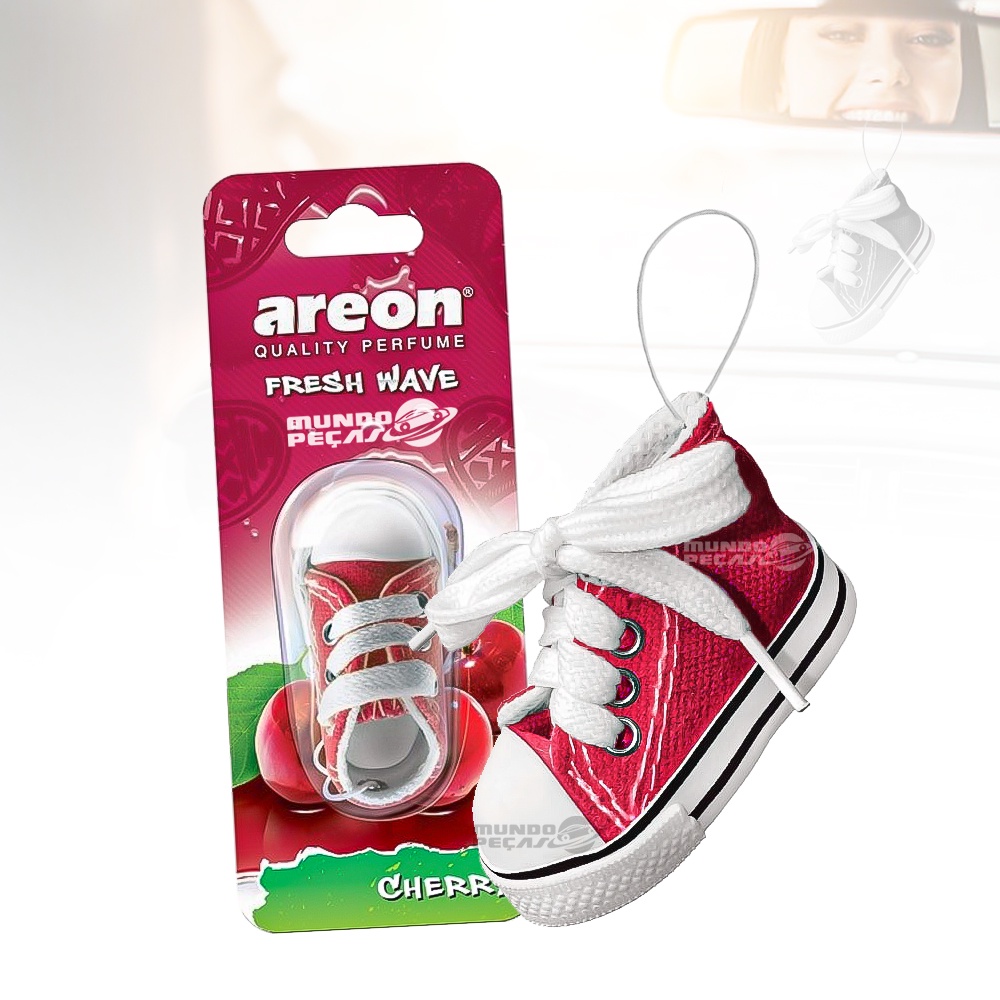 Aromatizante Automotivo Areon Fresh Wave Cherry (Cereja) | Shopee Brasil