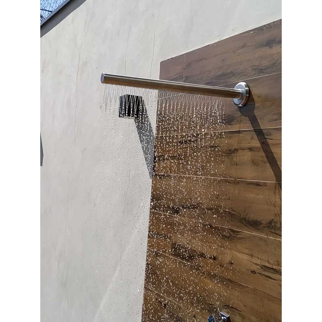 Ducha Cortina Area Externa Inox | Shopee Brasil