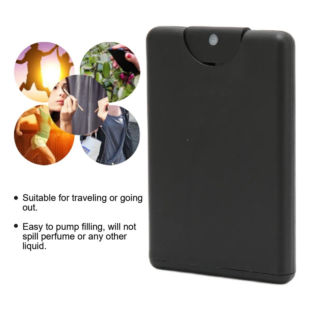 05 Frascos Porta Perfume Card Mini Portátil 20ml - Escorrega o Preço