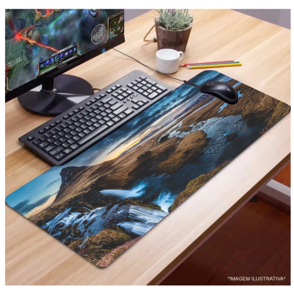 Mouse Pad Gamer paisagem brasileira Personalizado 65x32 | Shopee Brasil