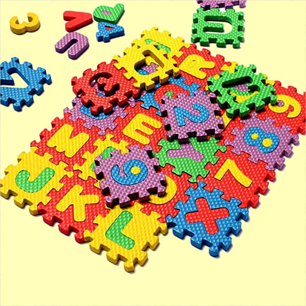 tapete infantil educativo em EVA com alfabeto e números para crianças ...
