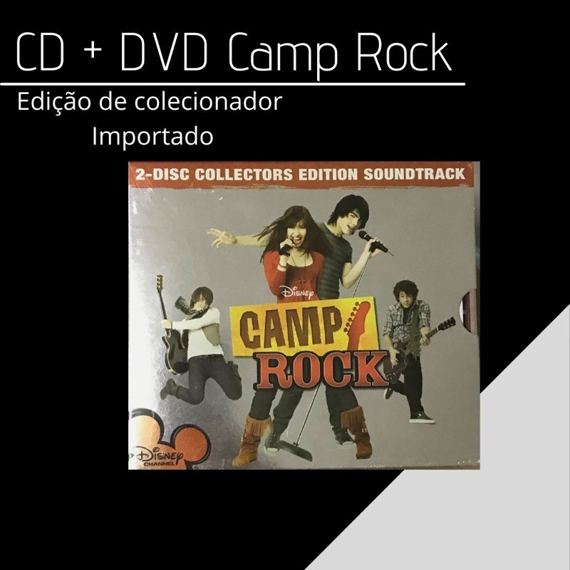 CD + DVD Camp Rock - Lacrado e Importado- Edição de Colecionador ...
