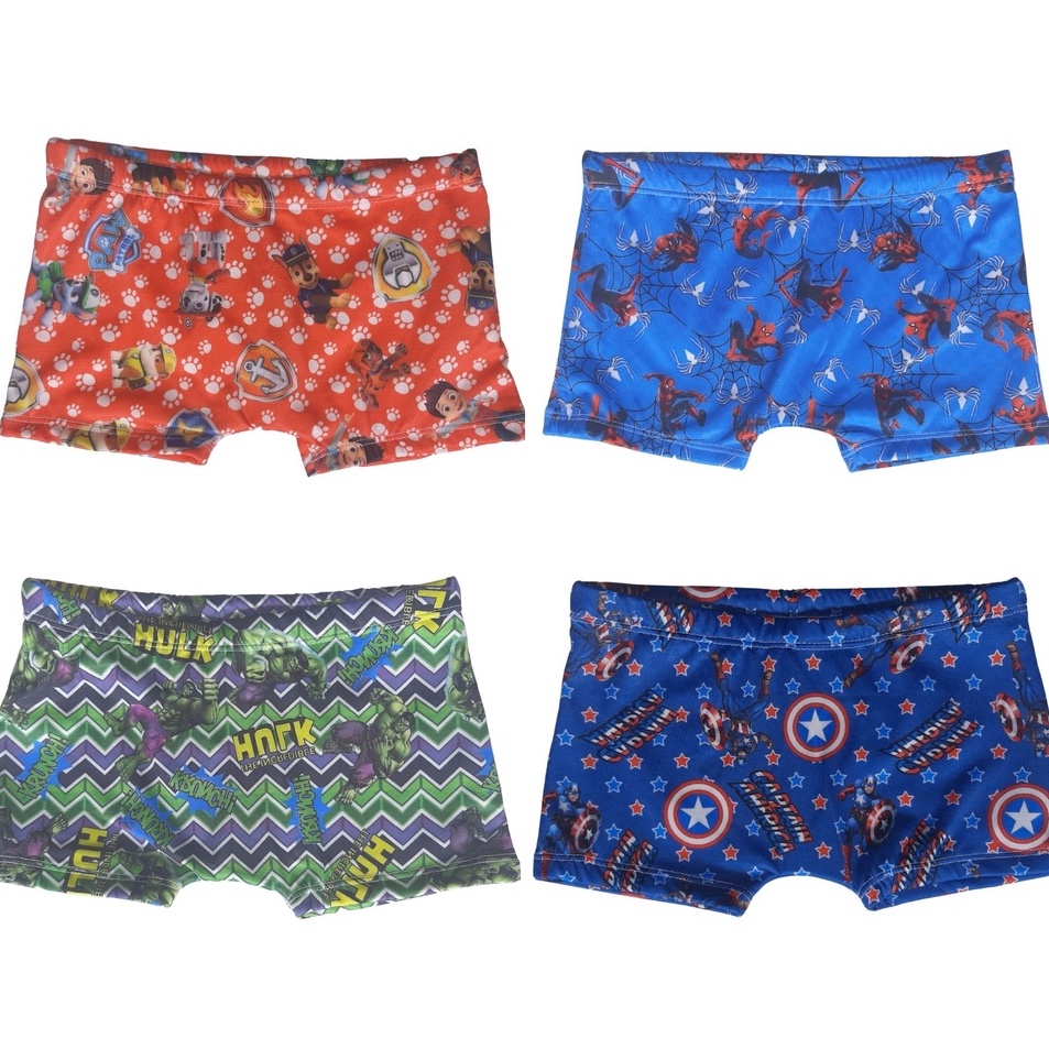 Sunga Boxer Infantil Personagens 1 a 8 anos | Shopee Brasil
