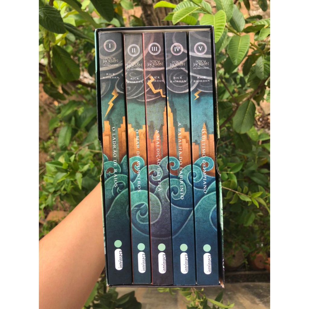 Box Percy Jackson e Os Olimpianos Capa Nova | Shopee Brasil