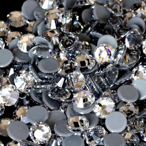 Strass Vidro 4mm Cristal Alto Brilho Hotfix 100 Unidades | Shopee Brasil