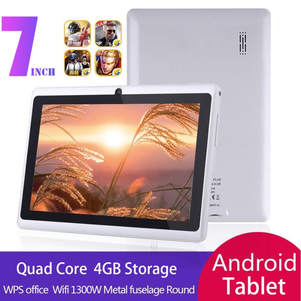 Q88 Tablet WIFI De 7 Polegadas Computador Quad Core 1GB + 8GB ...