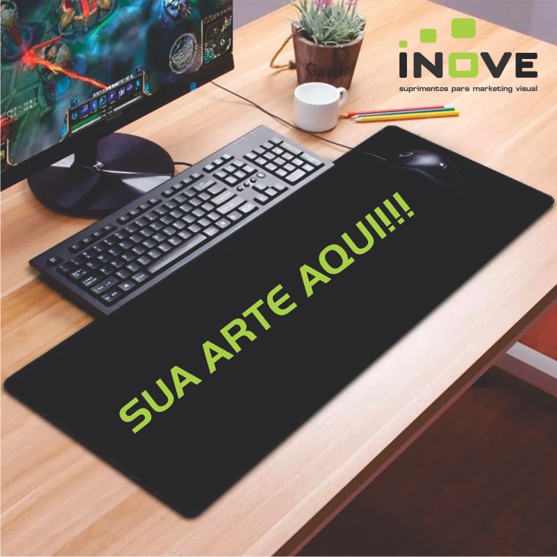 Mouse Pad Gamer 70x30 Personalizável | Shopee Brasil