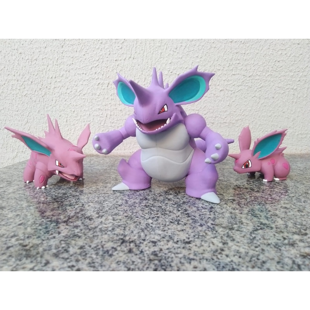 Nidoran Nidorino Nidoking Pokémon Impressão 3D | Shopee Brasil