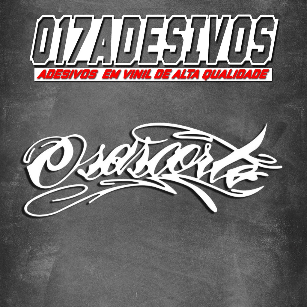 Adesivo Osascorte 3unidades Em Vinil | Shopee Brasil