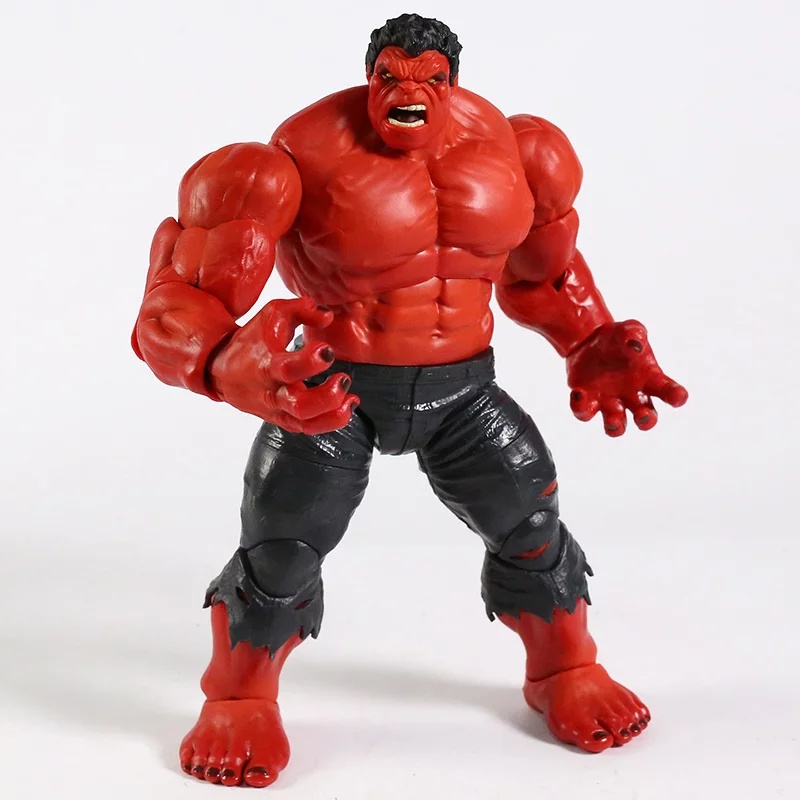 Boneco Articulado Marvel Legends Red Hulk Deluxe Exclusivo 21cm Knock ...