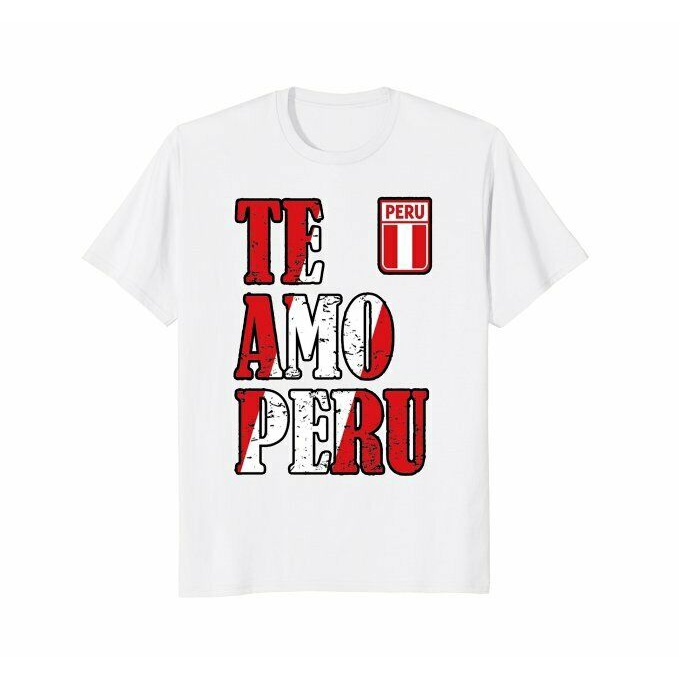 Te Amo Peru Fonte Icônica Da Tendência Gráfica Do Orgulho Peruano ...