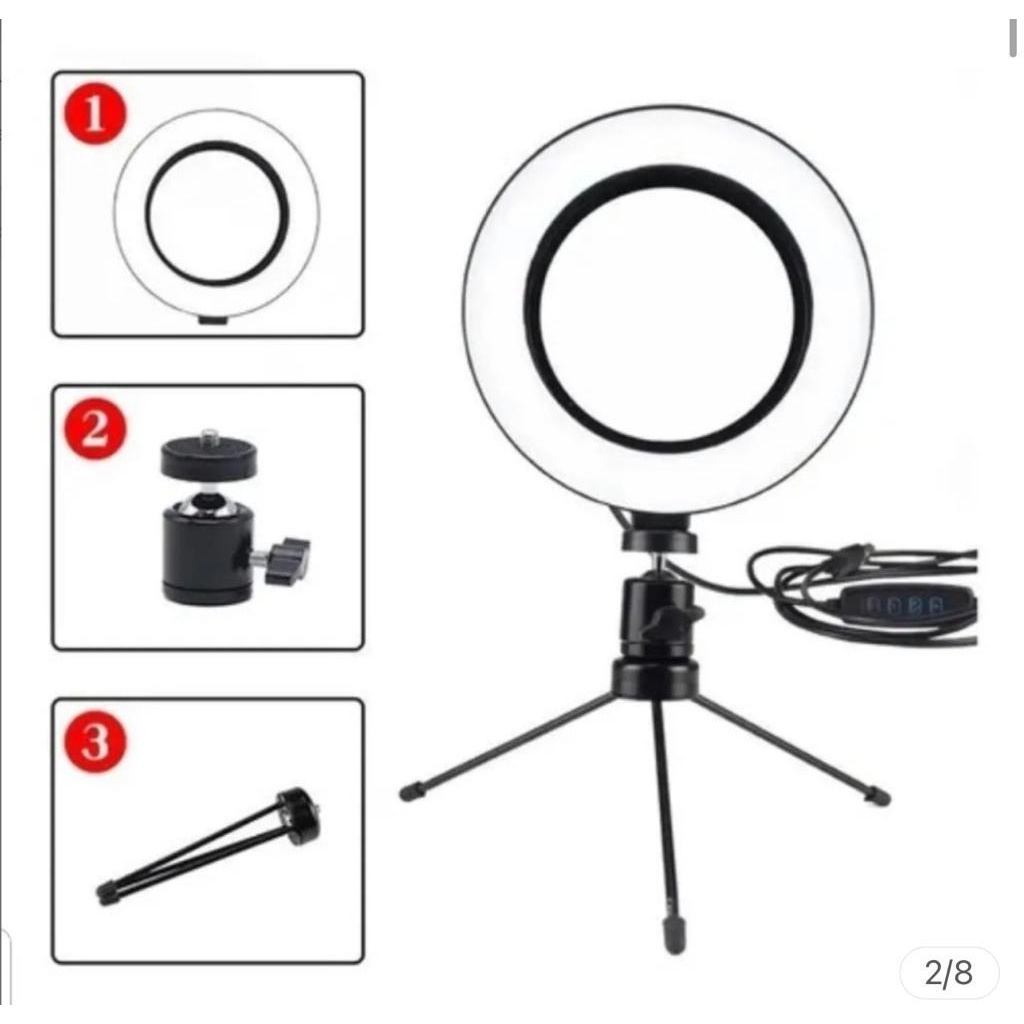 RING FILL LIGHT iluminador de led de 6 polegadas | Shopee Brasil