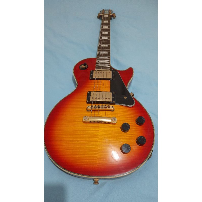 Guitarra EpiPhone Les Paul Custom - Flame Top | Shopee Brasil