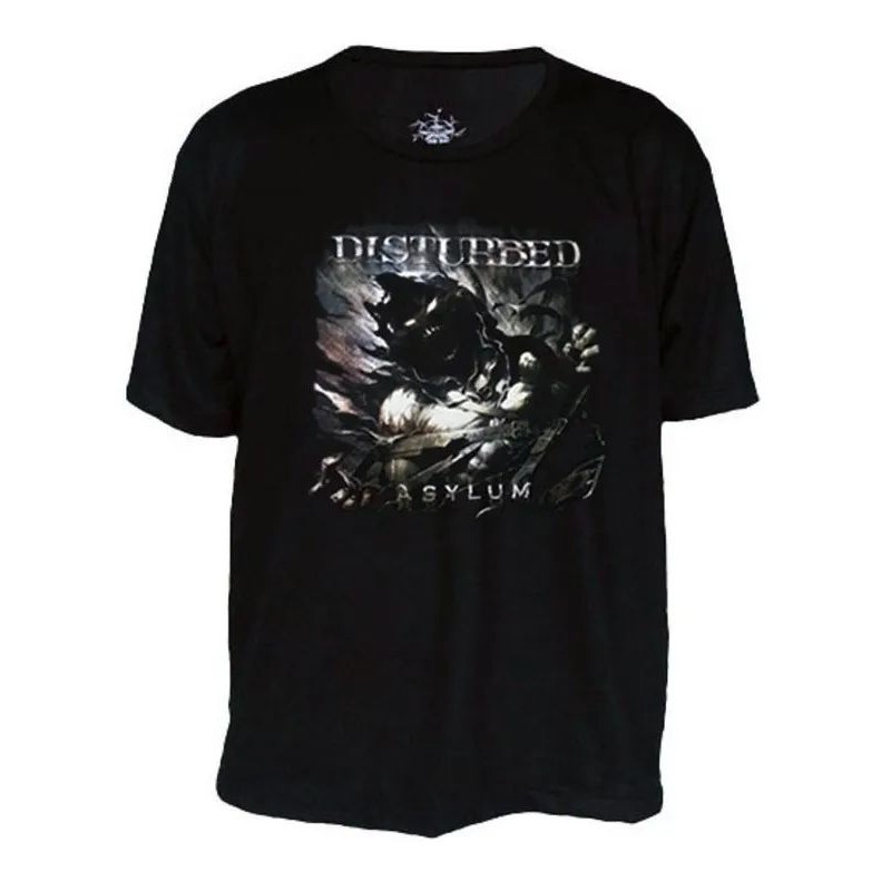 Camiseta Disturbed Asylum Masculina | Shopee Brasil