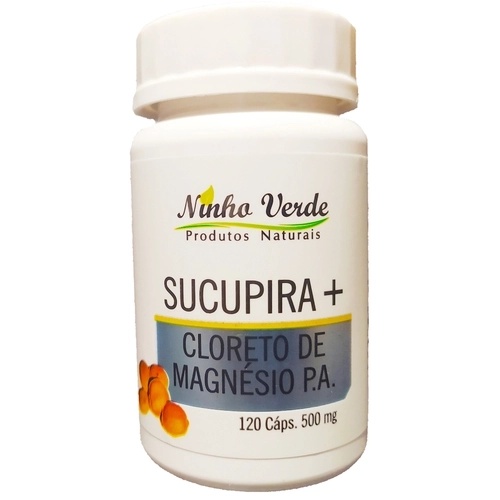Cloreto de Magnésio com Sucupira 120 Cápsulas - Ninho Verde | Shopee Brasil