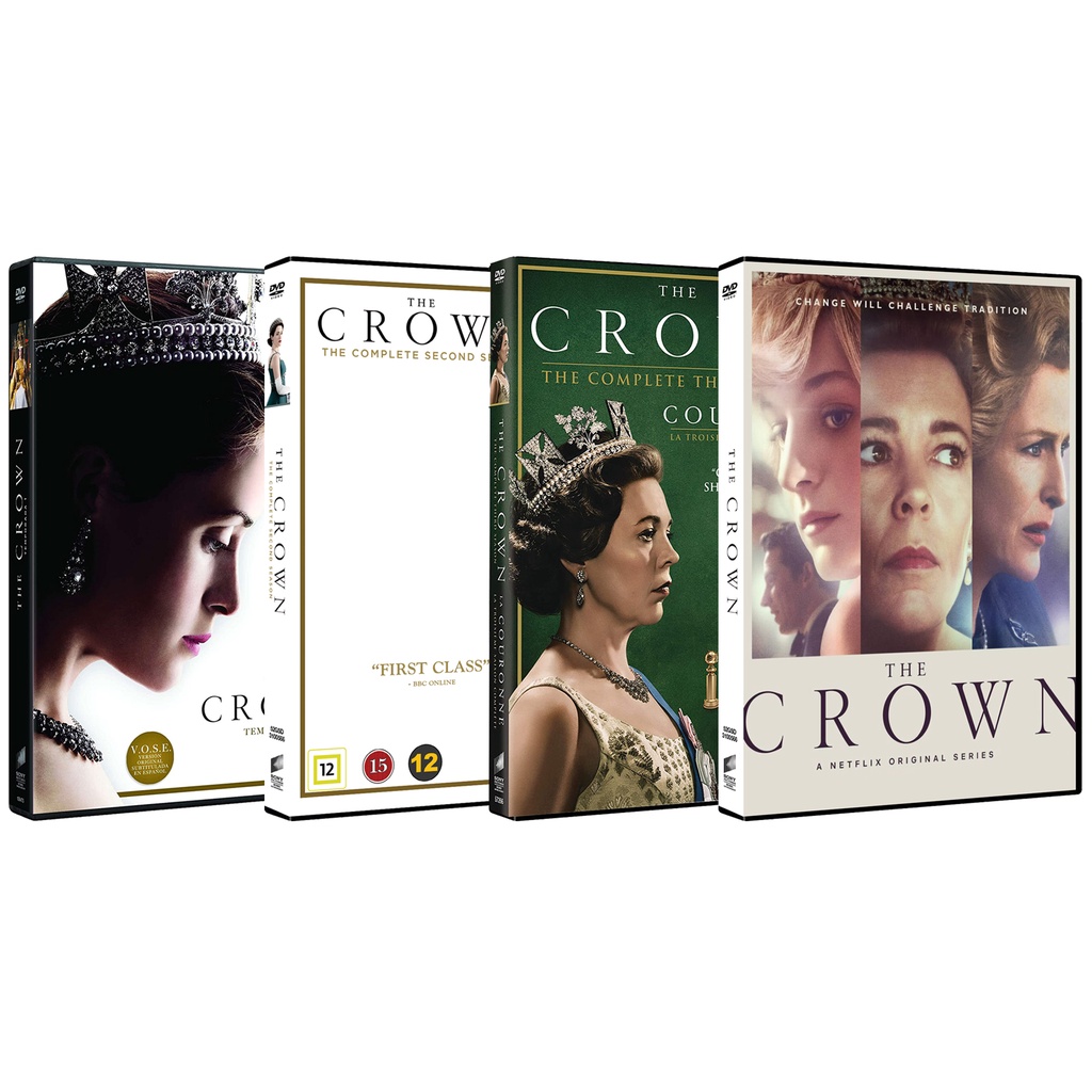 DVD The Crown 1ª, 2ª, 3ª e 4ª Temporadas Completas | Shopee Brasil