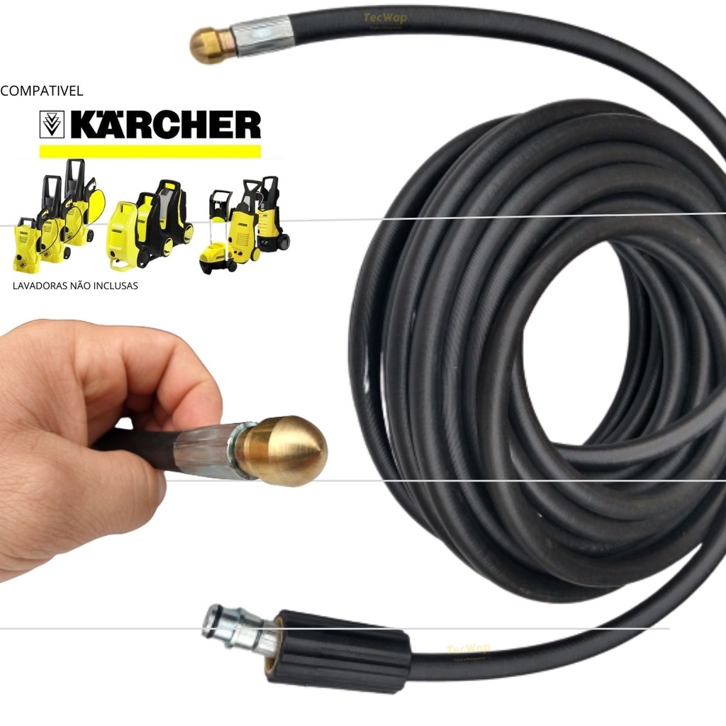Mangueira Para Desentupir Tubulação de Esgoto Karcher 330-320 ...