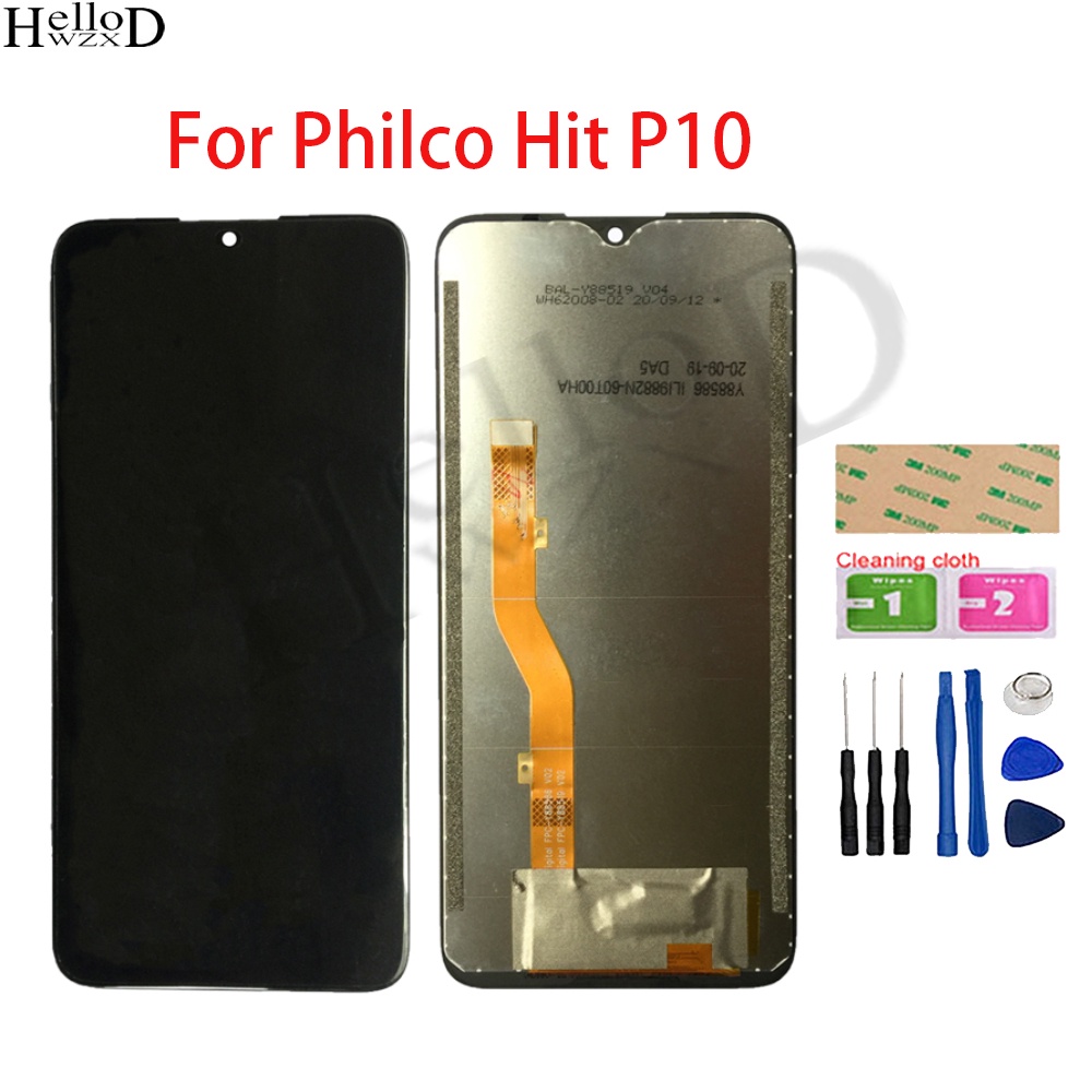 Tela LCD 100 % Testada Para Módulo Philco Hit P10 Digitalizador Touch ...