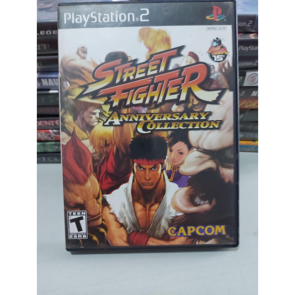 Street Fighter Anniversary Collection Ps2 | Shopee Brasil