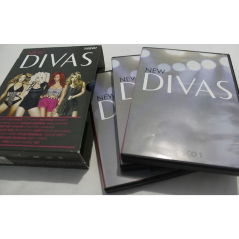 Box: Dvd New Divas - 3 Dvds Whitney, Adele, Mariah Carey | Shopee Brasil