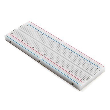 Protoboard Breadboard 400 ou 830 furos com linha de energia + e ...