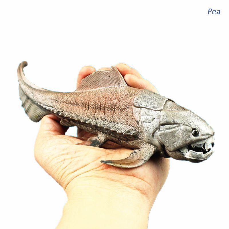 Pea 20cm Dinosaurs Model Toy Dunkleosteus Dinosaur Fish Decoration ...