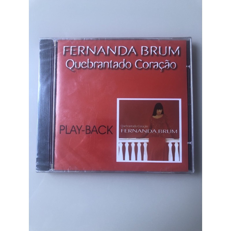 CD Fernanda Brum Quebrantado coração playback | Shopee Brasil