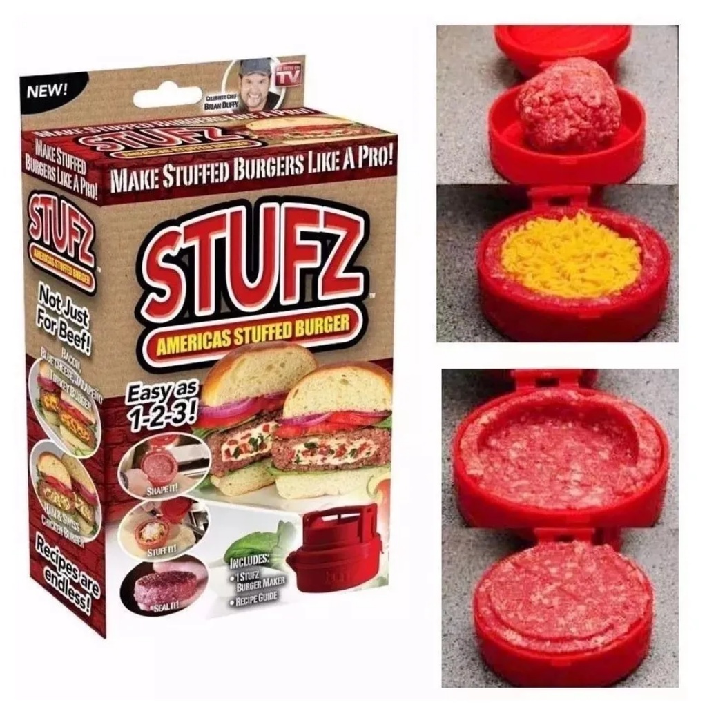 Molde De Hamburguer Recheado Stufz Original | Shopee Brasil