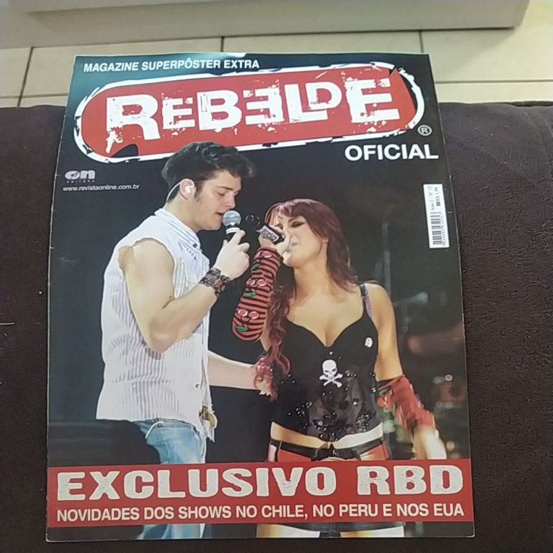 magazine super poster rebelde rbd | Shopee Brasil