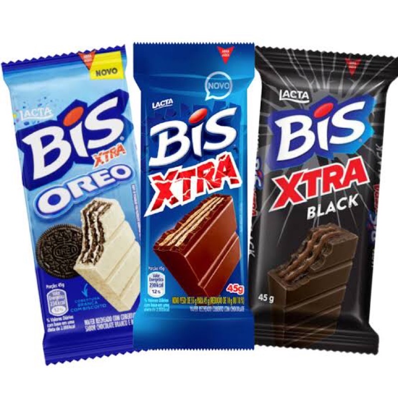 BIS XTRA OREO AO LEITE LACTA - 45g (unidade) | Shopee Brasil
