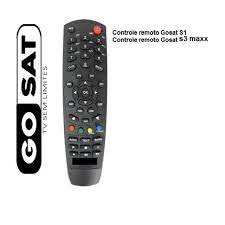 Controle Remoto Para Receptor Gosat S3 Max pronta entrega | Shopee Brasil