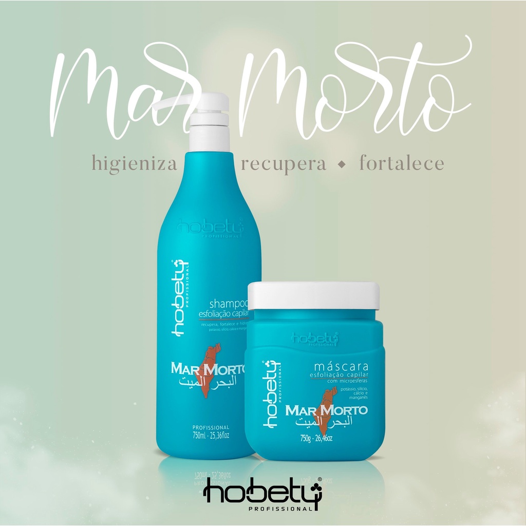 Kit Tratamento Mar Morto Shampoo 750ml - Máscara 750g | Shopee Brasil
