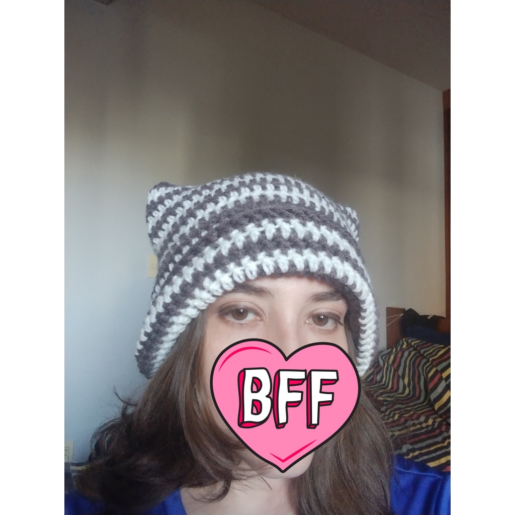 Gorro Touca de gatinho kawaii | Shopee Brasil