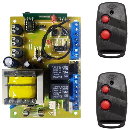 KIT - CENTRAL DE COMANDO UNIVERSAL GA + 02 CONTROLES CODE LEARNING 5003 ...