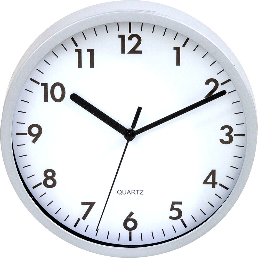 Relogio De Ponteiro Parede Cozinha 25cm Classico Branco - Yazi | Shopee ...