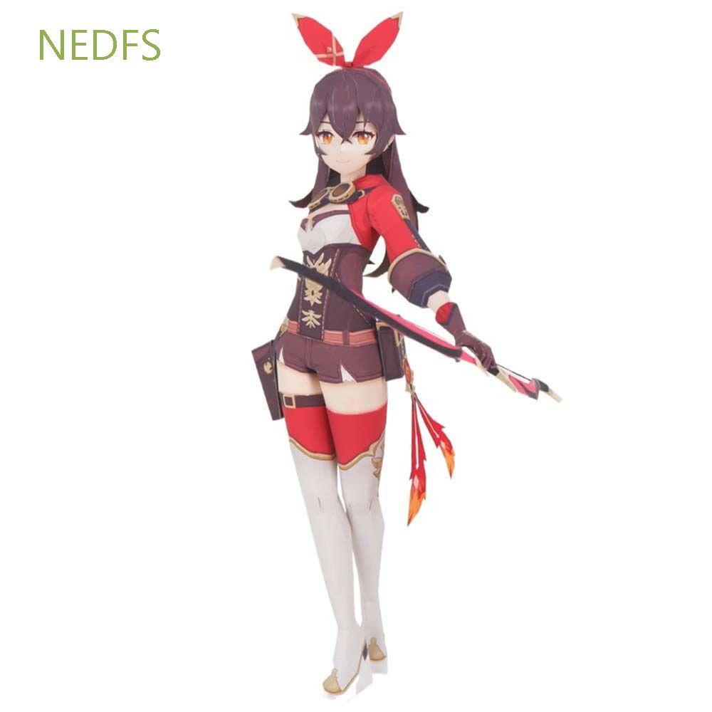NEDFS Barbara Anime Character Model Plate Zhongli Figure Stand ...