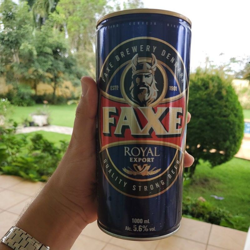 Lata Cerveja Faxe Royal | Shopee Brasil